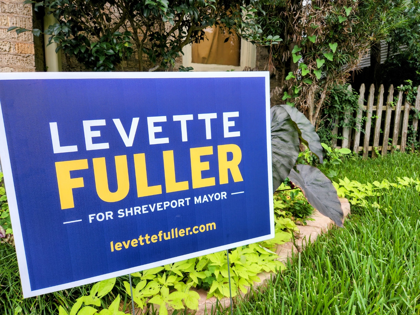 Request a LeVette Fuller for Mayor Yard Sign for Your Lawn